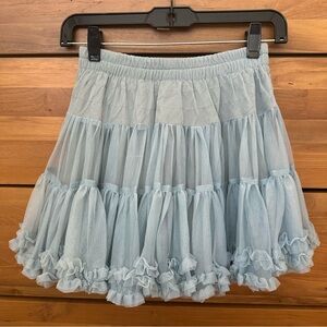 Urban Outfitters | Skirts | Uo Tulle Tutu Mini Skirt In Blue | Poshmark